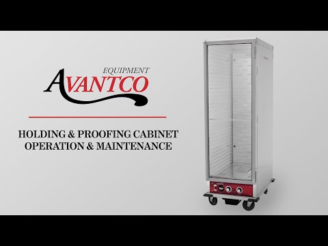 CFSE Training: Avantco Equipment Holding & Proofing Cabinets Operation & Maintenance - YouTube