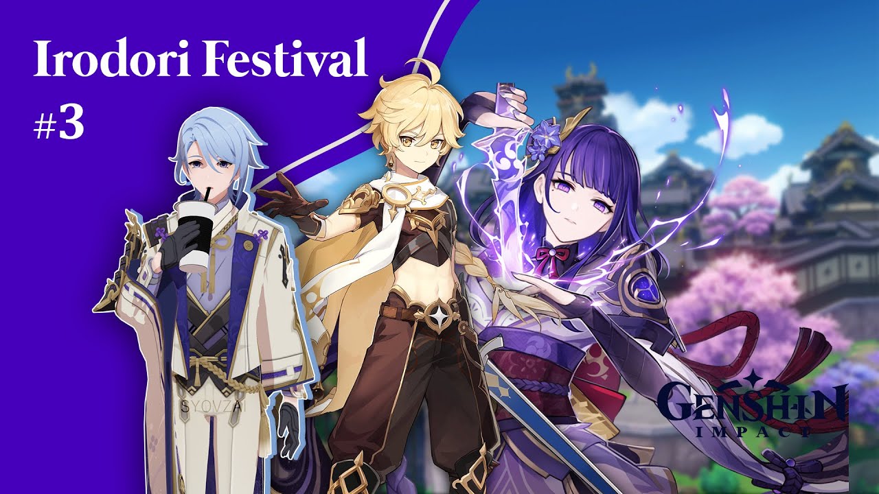 Genshin Impact : Festival d'Inazuma (Irodori Festival Partie 3) - YouTube