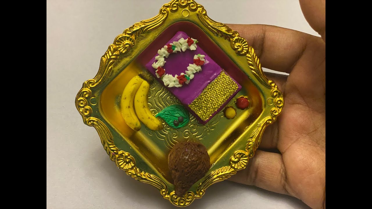 Miniature Thamboolam Magnet | Return gifts DIY | Navaratri return gift ...