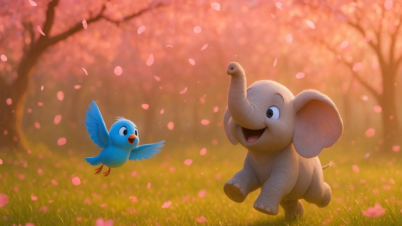 Little Elephant and the Cherry 🍒 | Friendship story | Forest Adventures ...