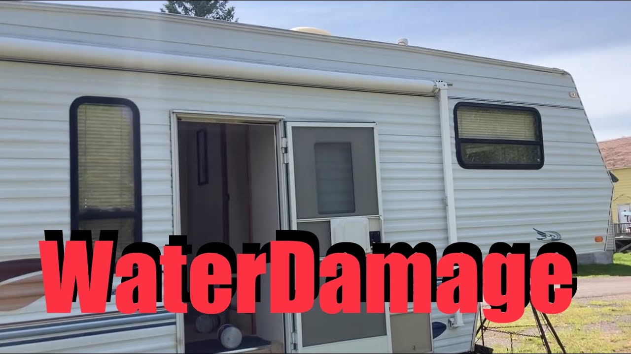 How to identify and repair water damage in RV, camper - YouTube