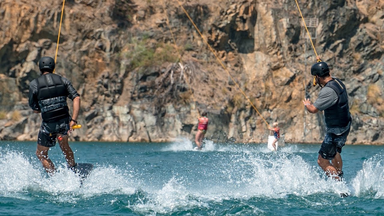BLUE ROCK CABLE PARK! - YouTube