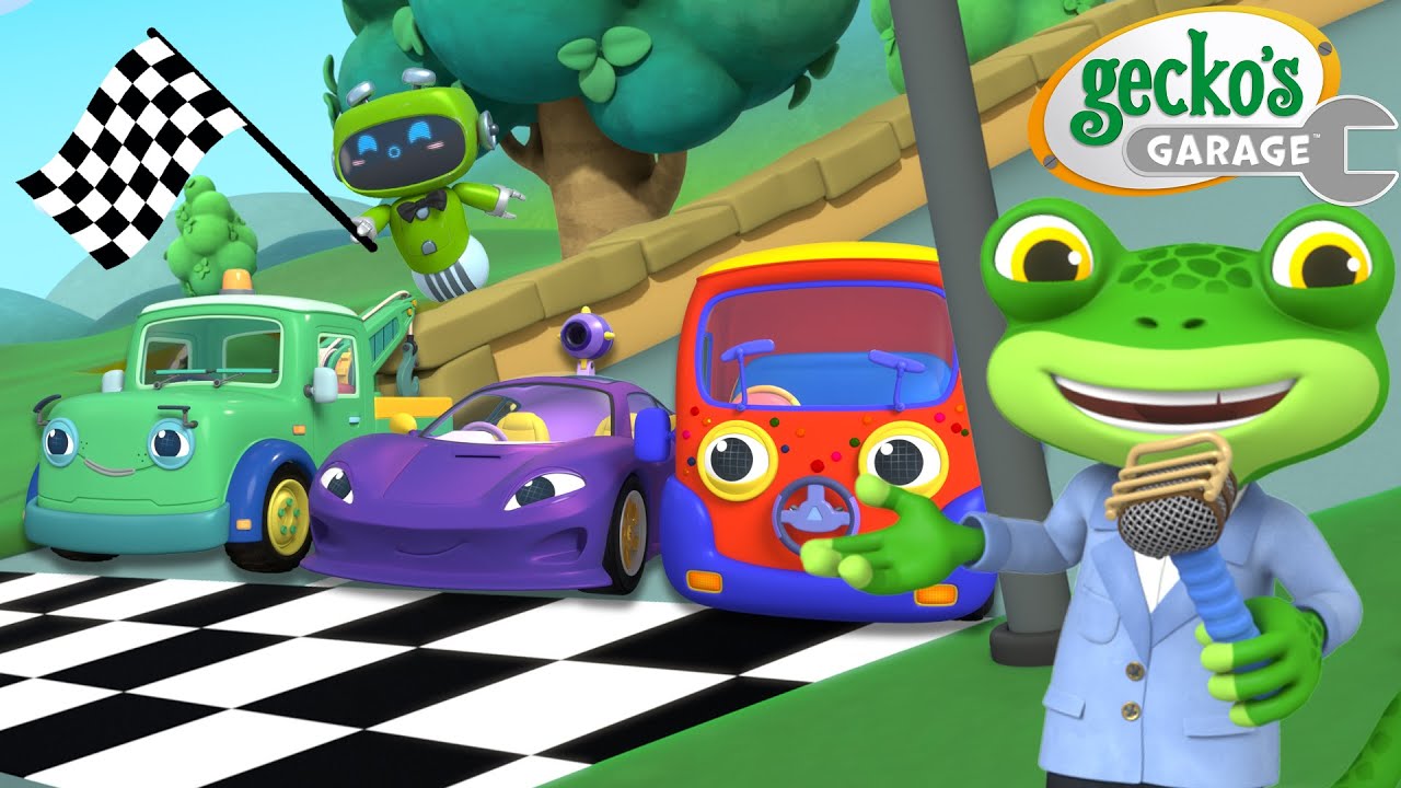 Olympics Track & Field Race | Gecko's Garage | Trucks For Children ...