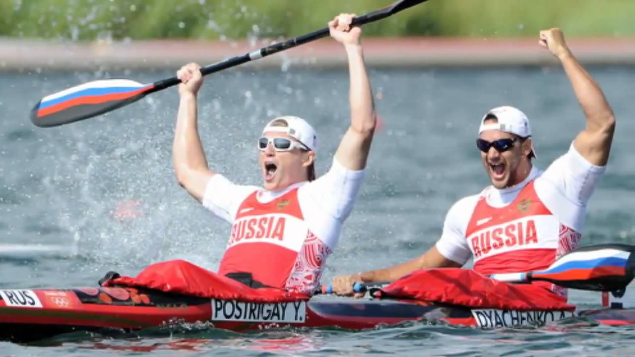 Yury Postrigay and Alexander Dyachenko Win Gold 200 Meter K2 Canoe ...