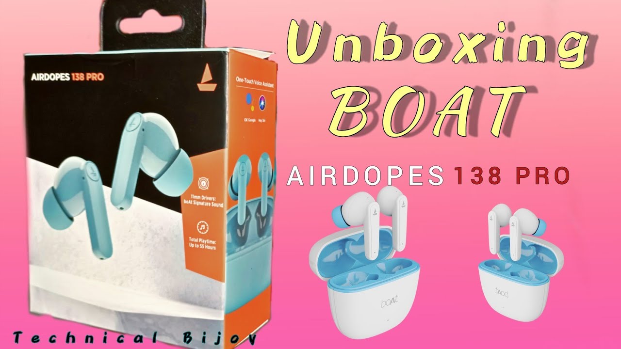 Unboxing & Review Boat Airdopes 138 Pro/ best quality Airdopes/Undar ...
