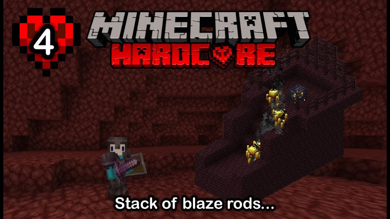 Stack of Blaze Rods... | 1.21 Hardcore Minecraft #4 - YouTube
