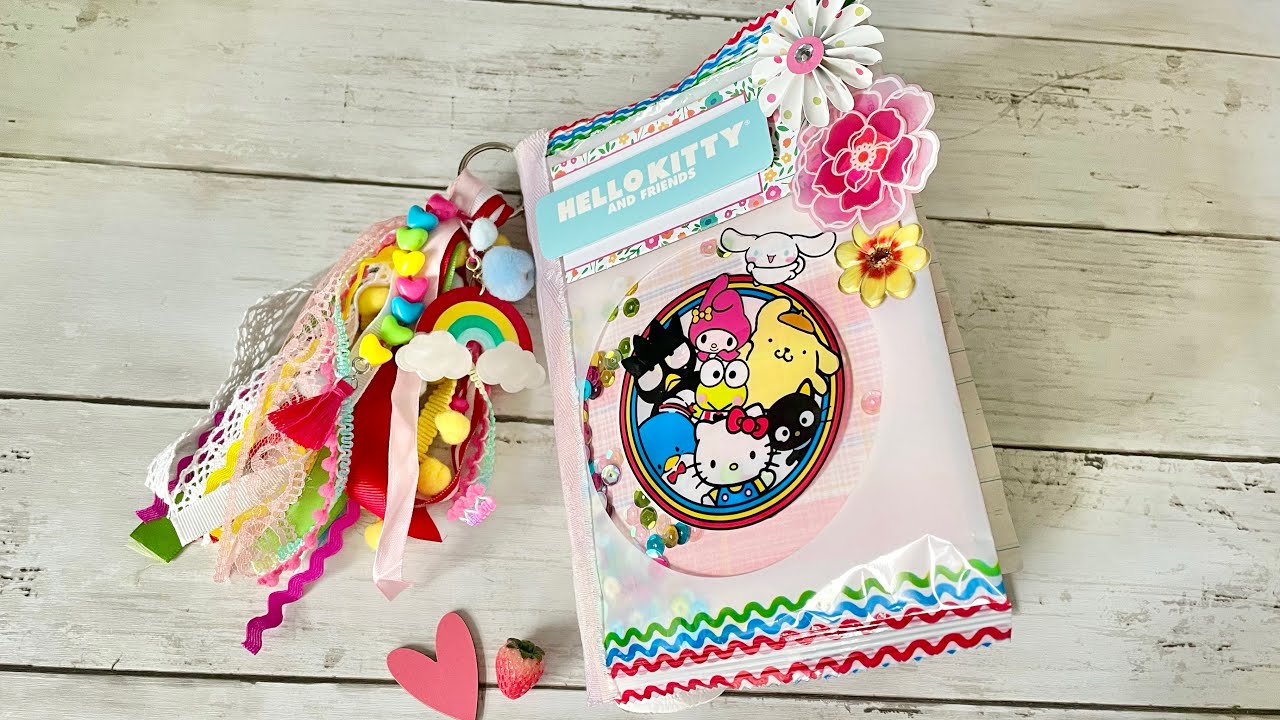 I Made a Hello Kitty Junk Journal Out Of a Noodle Bag! - YouTube