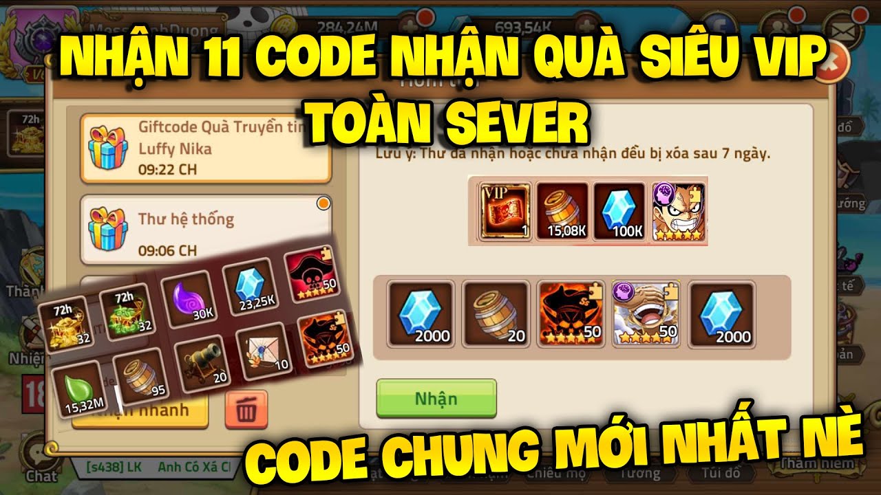 Giftcode Huyền Thoại Hải Tặc | Nhập 11 CODE Mới Nhất Nhận Quà NEW ...