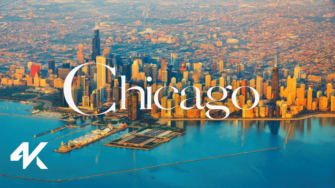 Chicago 2022 4k Illinois America - 45 Minutes Scenic Relaxation - YouTube