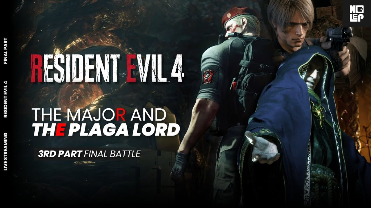 🔴LIVE: Resident Evil 4 : Lets Fight Krauser & Defeat the Plaga Lord ...