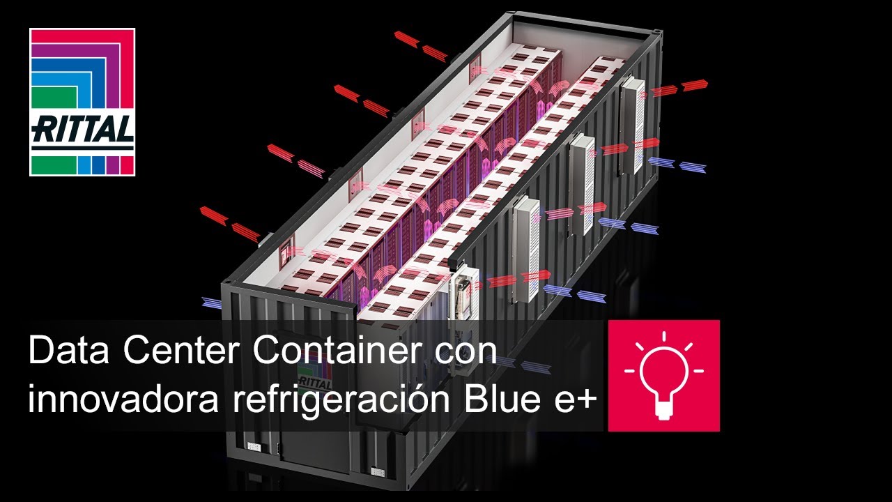Data Center Container con innovadora refrigeración Blue e+ | Rittal ES ...