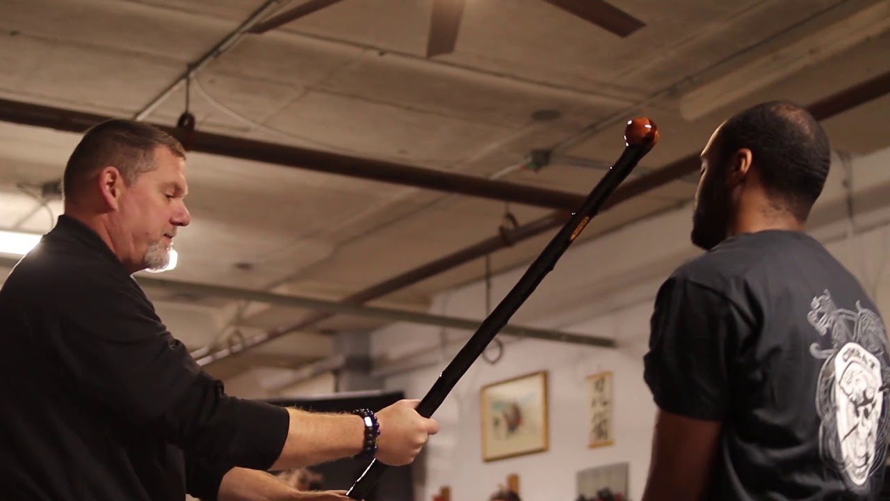 Double Hand Crushing Strike with the Shillelagh - Irish Stick Fighting ...