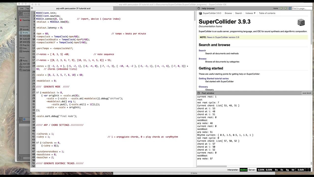 Schillinger Generative Music in SuperCollider - Tutorial pt.2 - Overview - YouTube