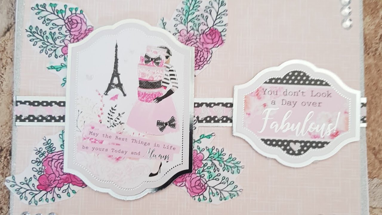 CARDMAKING USING HUNKYDORY CARD KIT ISSUE 08 - YouTube