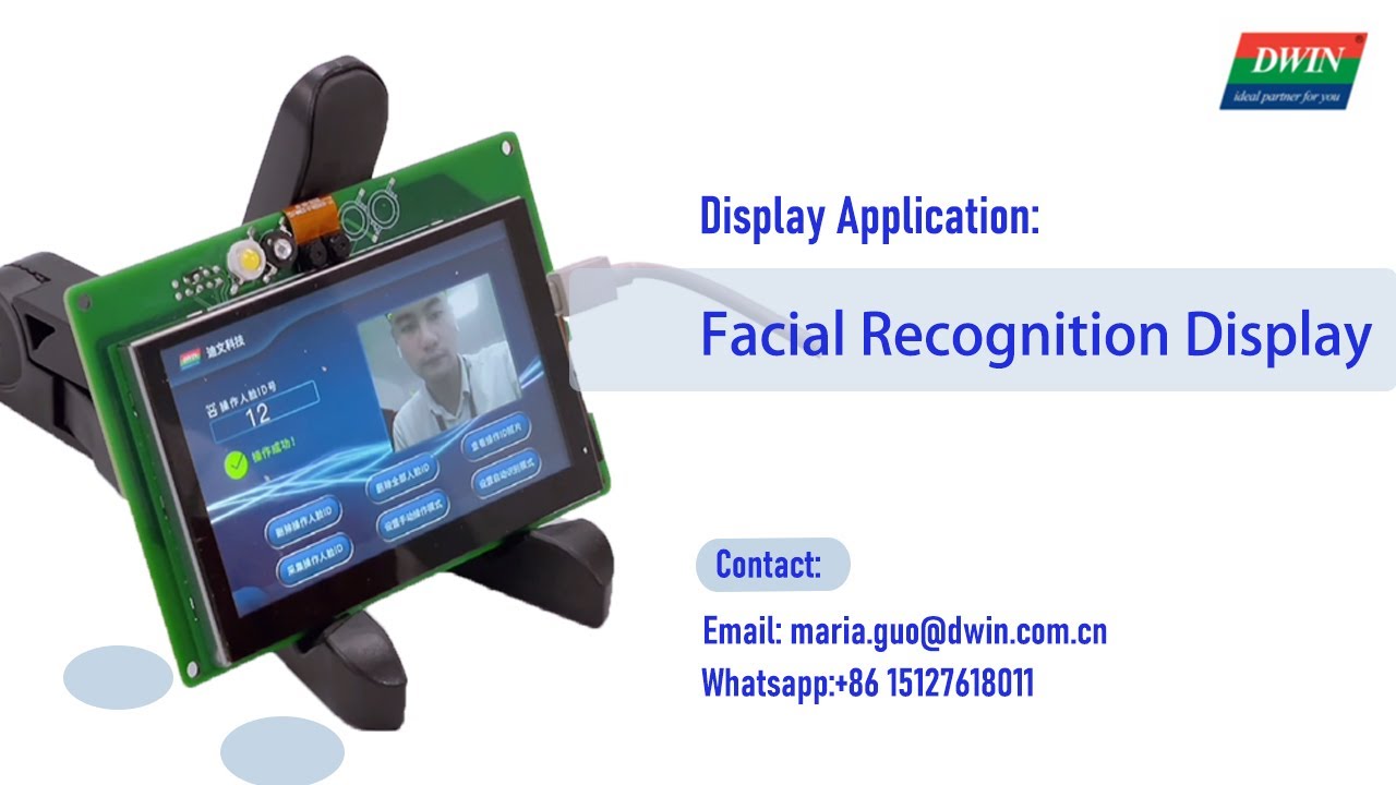 Facial Recognition display solution----from DWIN Technology - YouTube