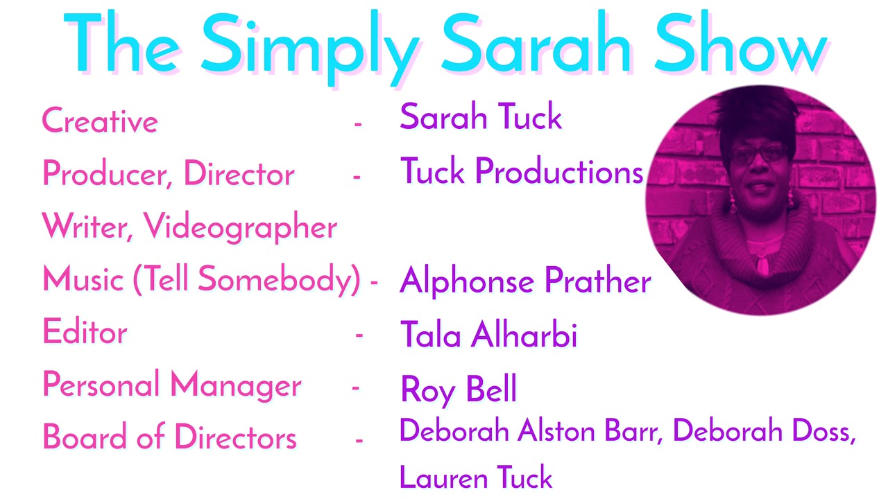 The Simply Sarah Show - Creative - Sarah Tuck - YouTube