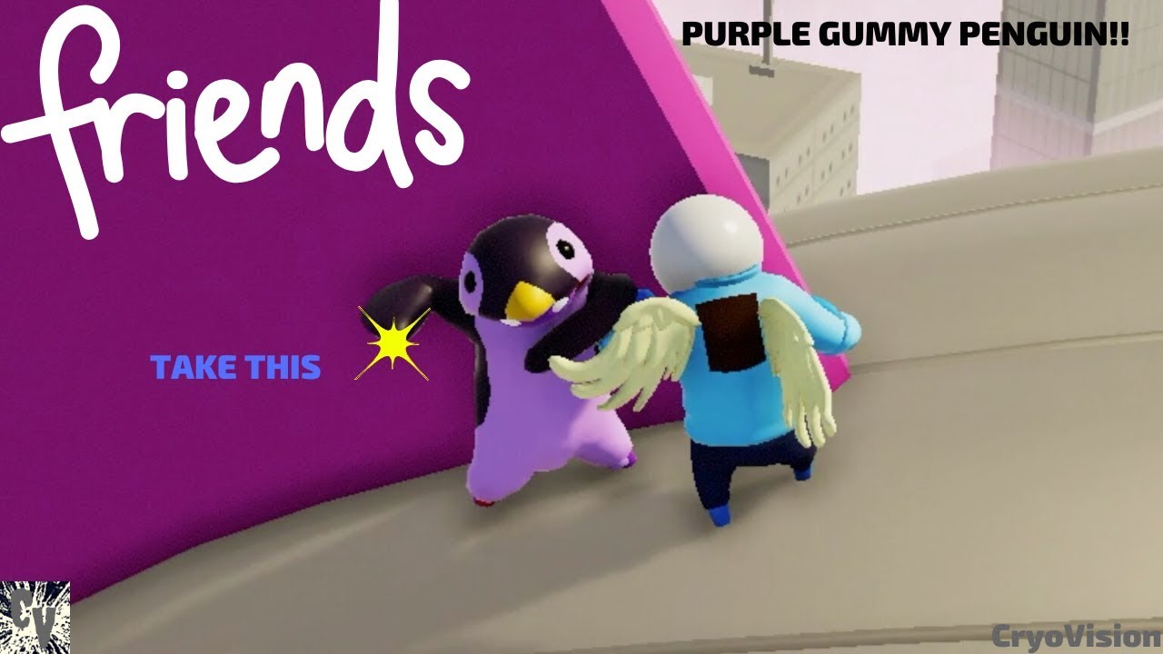 PURPLE GUMMY PENGUIN!! “Gang Beasts” #7 ft.Big Family Games - YouTube