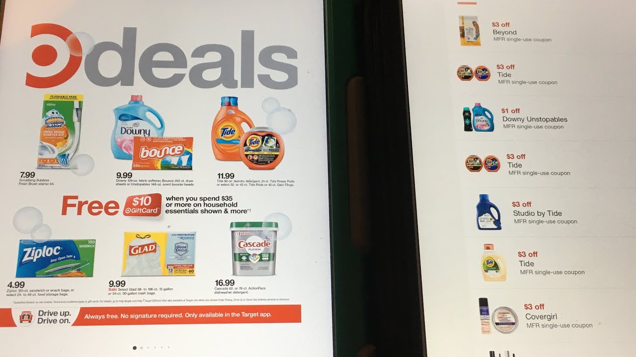 Cheap Tide detergent/ New Target ad & Circle Coupons - YouTube