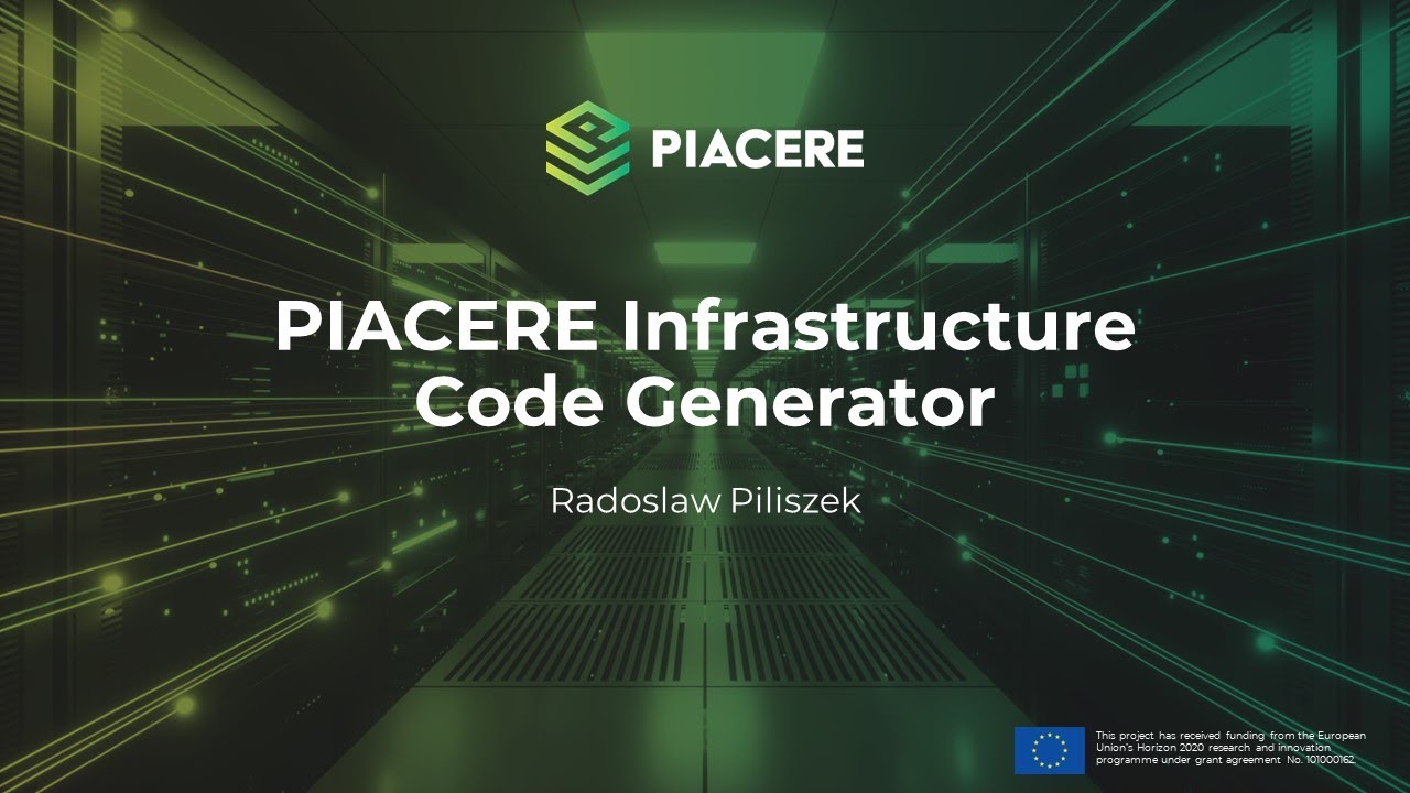 PIACERE Infrastructure Code Generator - YouTube