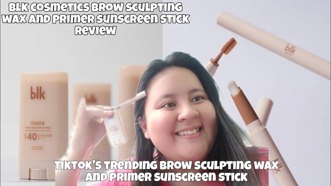 TIKTOK TRENDING SUNSCREEN STICK AND BROW WAX BLK Cosmetics Sunscreen ...