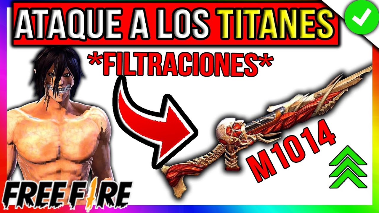 FILTRACIONES de la COLABORACION ATAQUE a los TITANES Y FREE FIRE😱 - YouTube