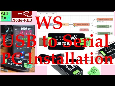 Control Solo Process Temperature with USB to Serial, NodeRED, and Modbus