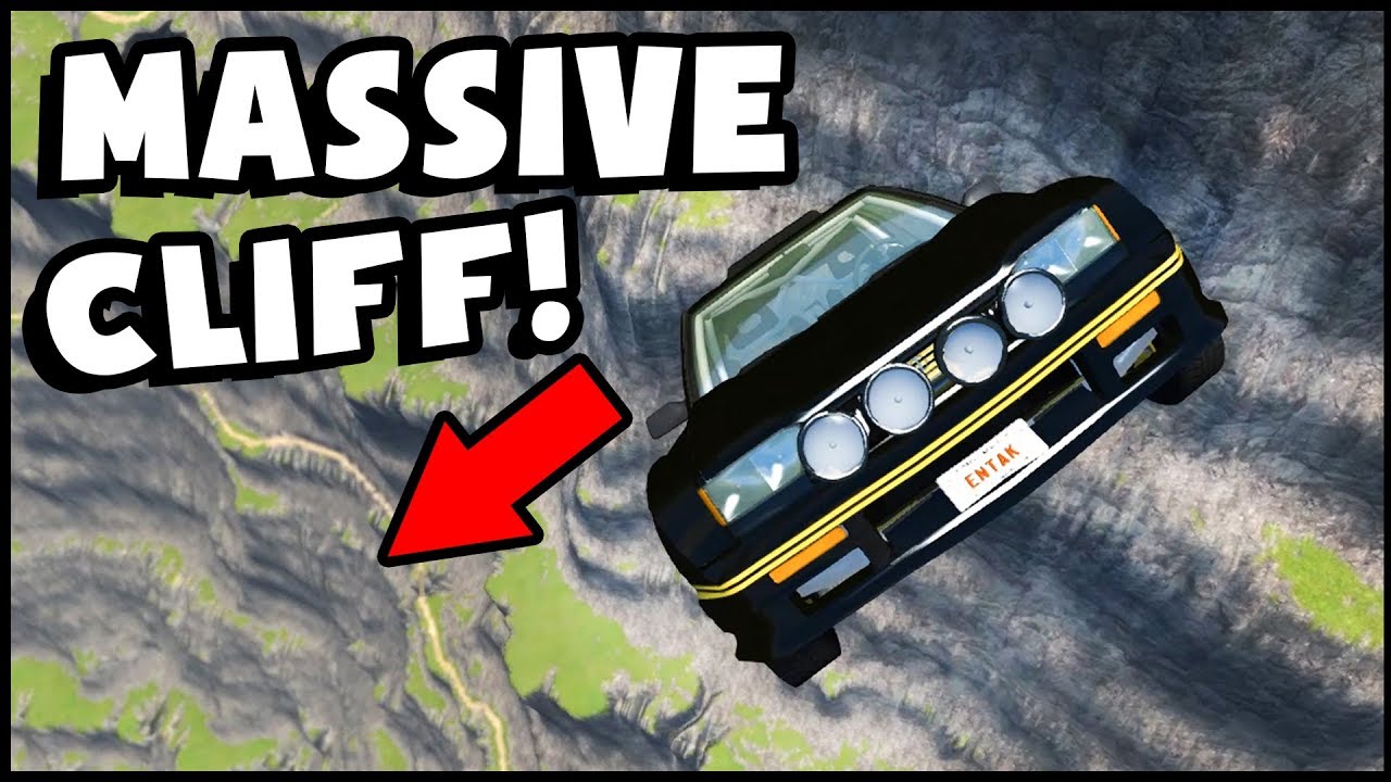 HOT WHEELS CAR Falls Off MASSIVE Cliff! (BeamNG Drive Gameplay) - YouTube