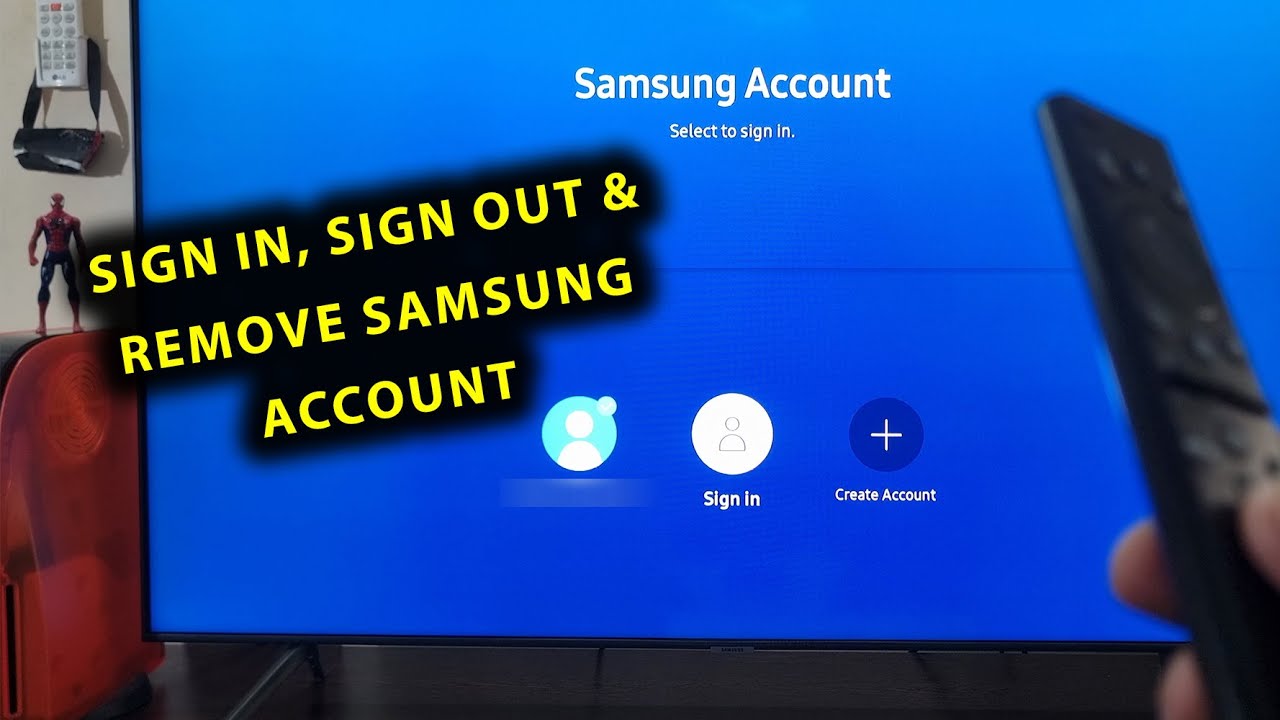How To Sign In, Sign Out & Remove Samsung Account From Samsung Smart TV ...