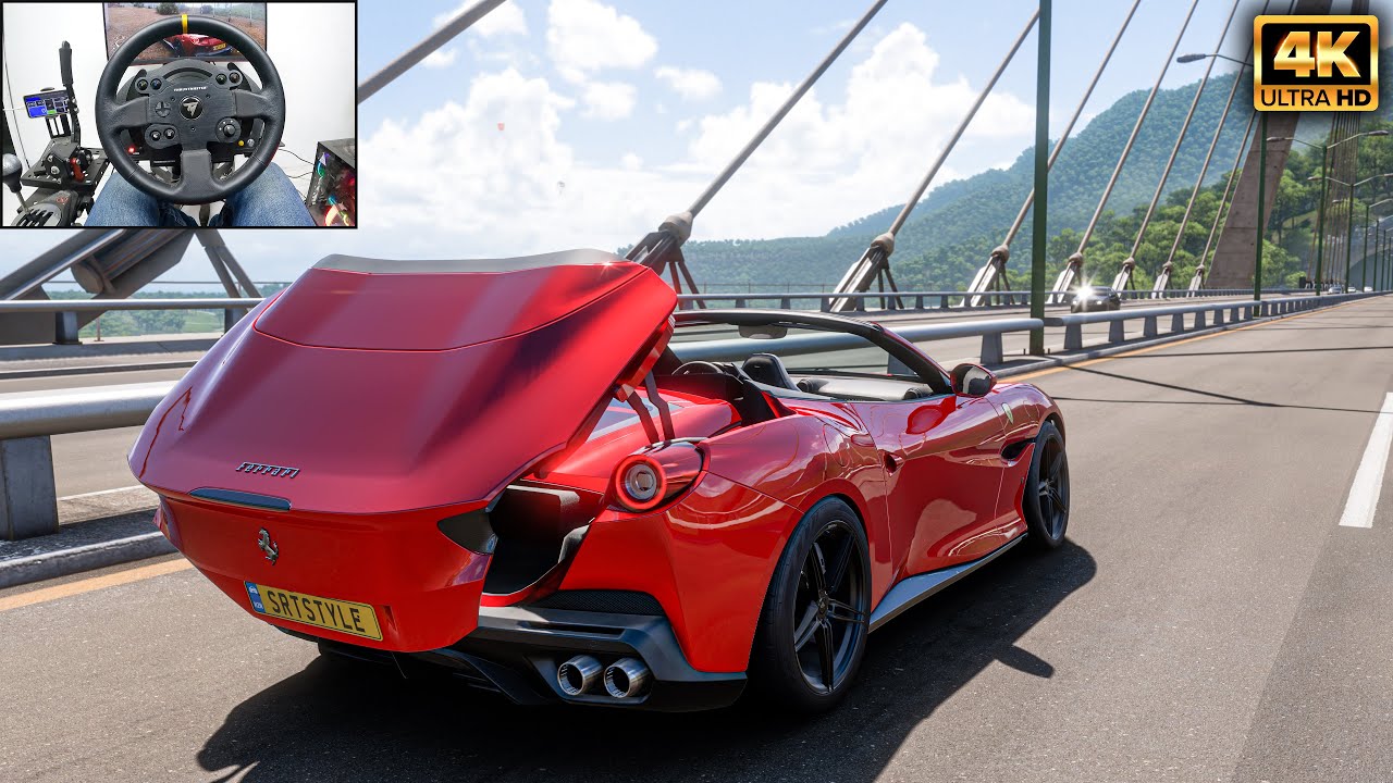 1100HP Ferrari Portofino Convertible | Forza Horizon 5 | Thrustmaster ...