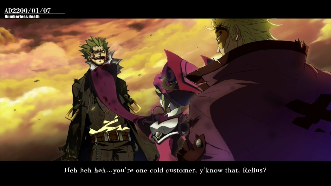 BlazBlue Continuum Shift - Relius Clover - Numberless Death - Arcade ...