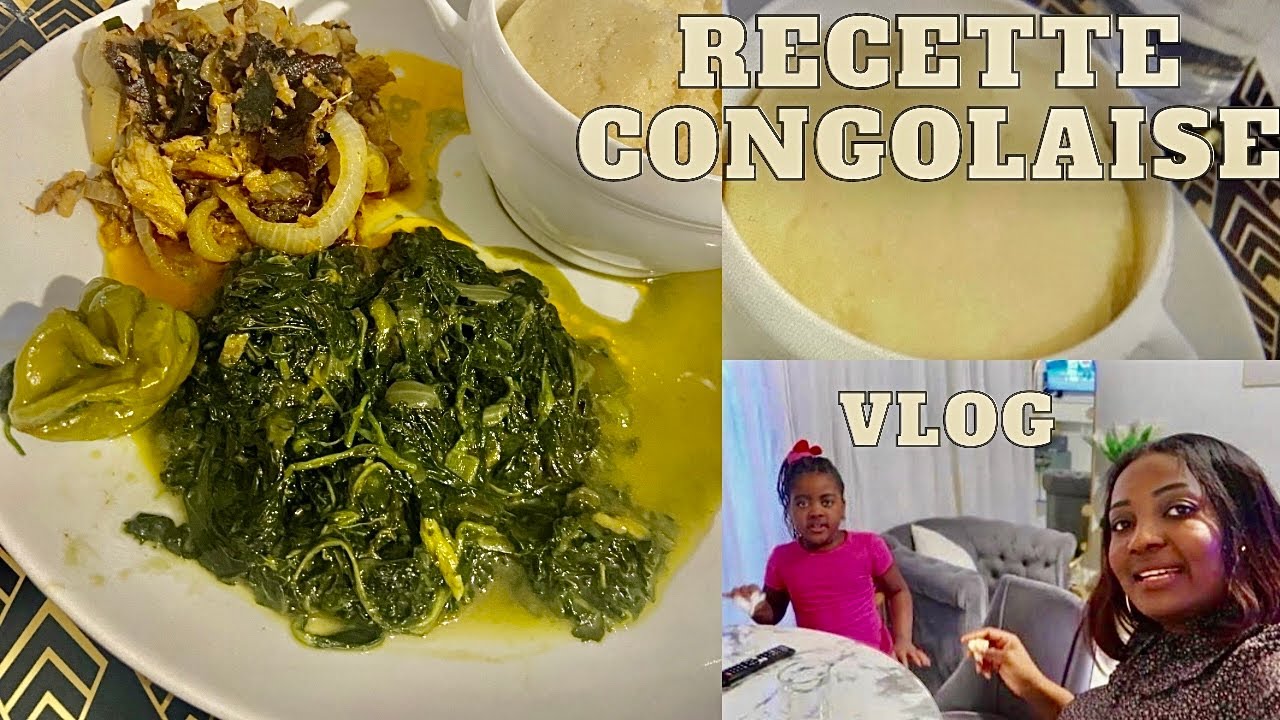 RECETTE CONGOLAISE Légumes vert /NDUNDA/Poisson Fumé Sans Tomates - YouTube