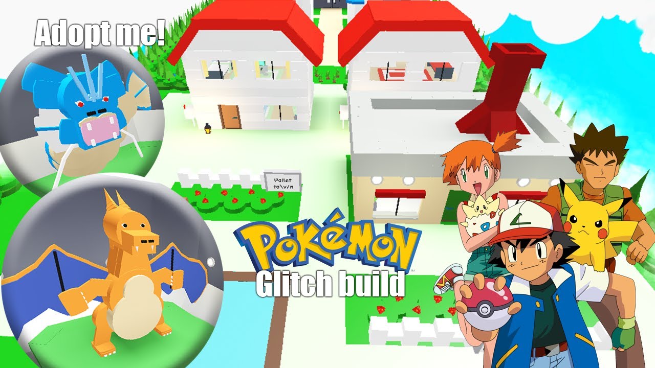 Adopt me! - Pokemon Glitch build ( I recreated the Pokemon Fire red ...
