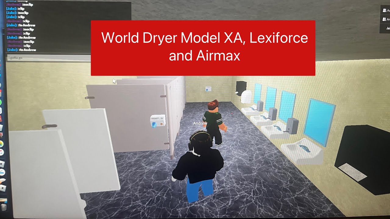 Ft. Andrew World Dryer Model XA, Airforce and Airmax - park, A hand dryer game with no menu ...
