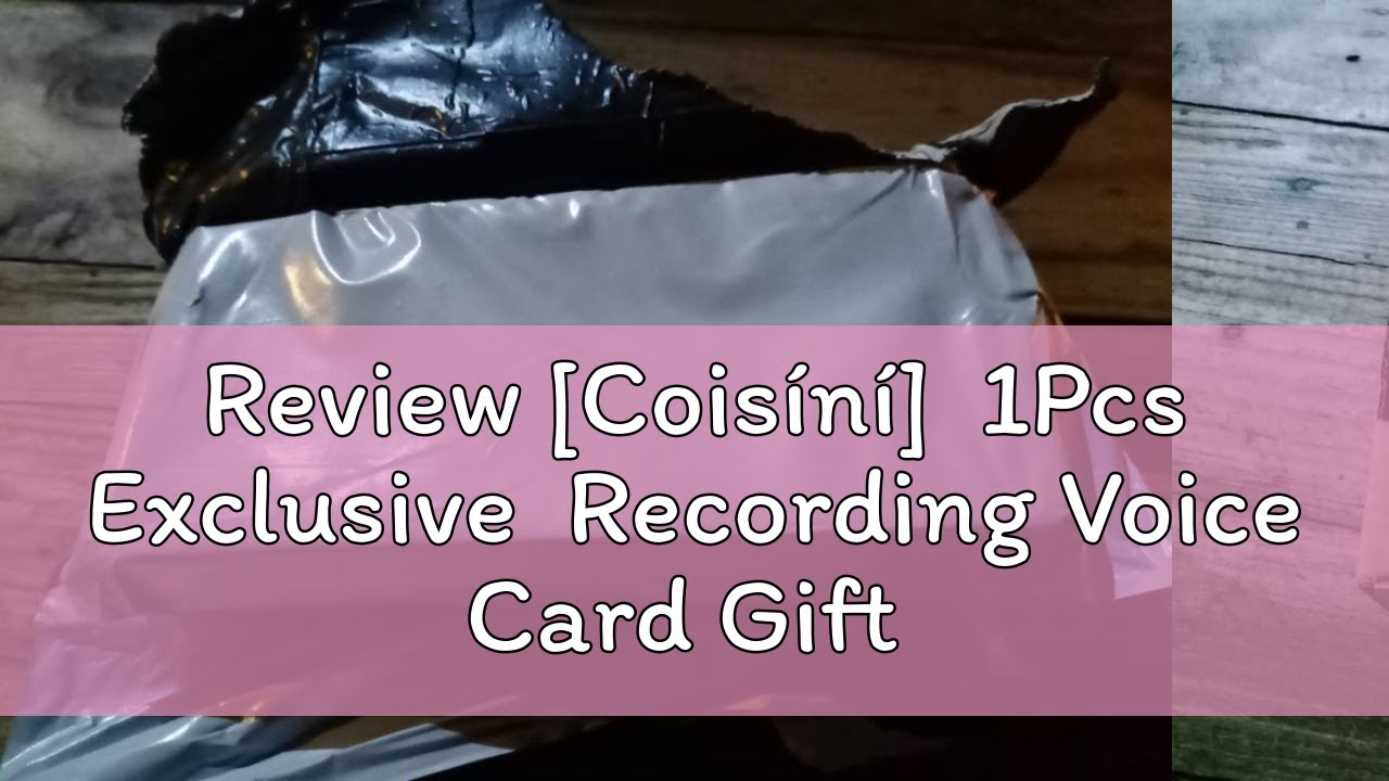 Review [Coisíní] 1Pcs Exclusive Recording Voice Card Gift Audio Tape For Boyfriend Gift For ...