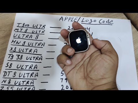 Apple logo code smart watch ultra 8 series all model | t800 ultra 8 ...