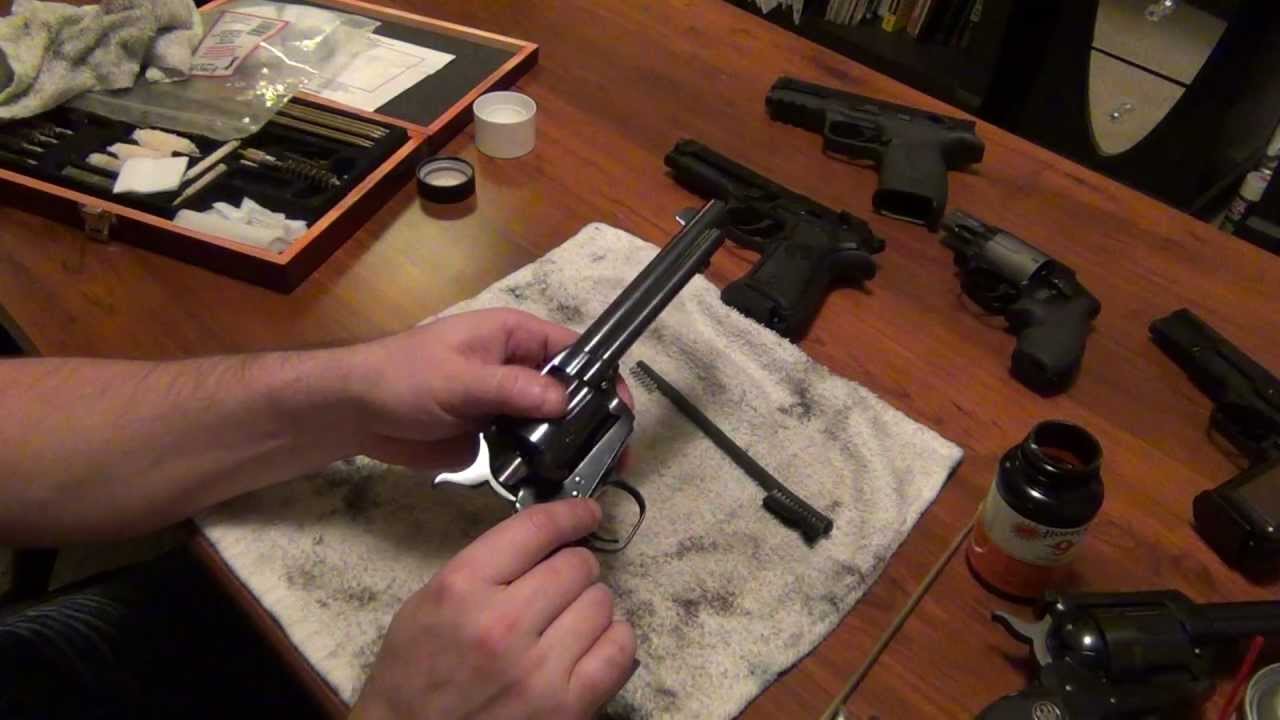 Colt Single Action Army Takedown and Cleaning - YouTube