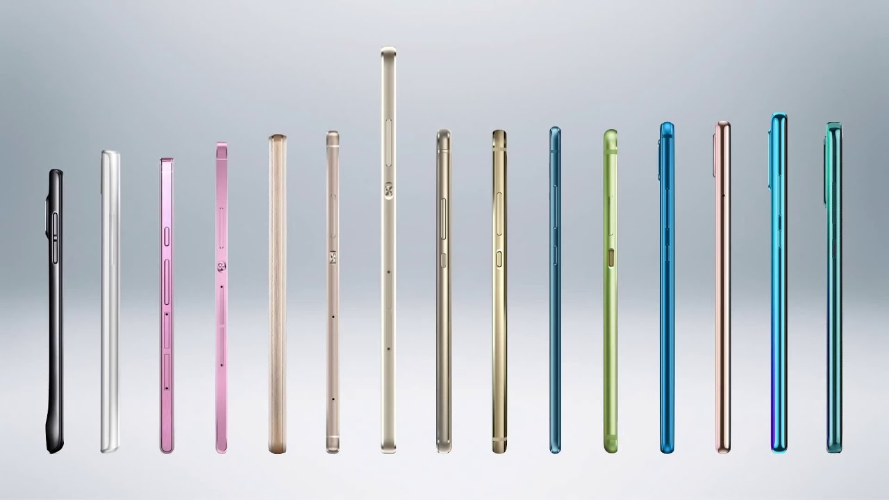 All Huawei P Series Evolution From 2012 - 2019 - YouTube