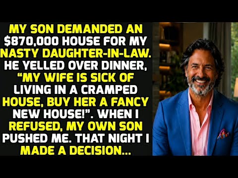 My Son Demanded I Buy His Wife An $870,000 Mansion So I Refused And Everything...Daniel...