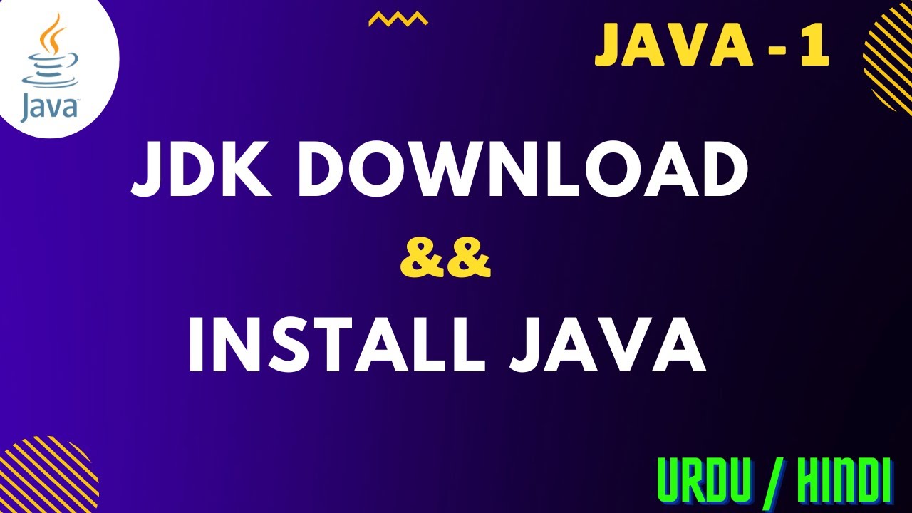 Jdk download || install Set Environmental Variables Hindi/ Urdu(Jawad Aslam) - YouTube