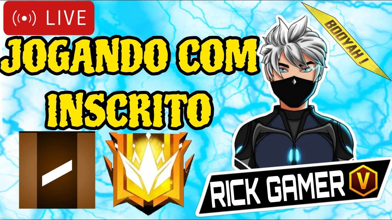 💙RICK GAMER💙LIVE ON💙FREE FIRE💙RUMO AO ELITE💙BR RANKED💙 - YouTube