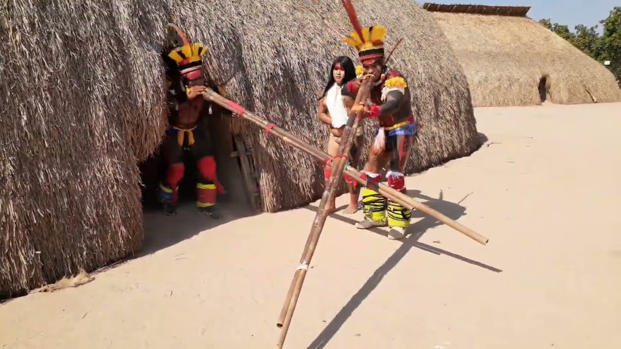 Kuarup 2022 na aldeia Ulupuwene (Waurá) - YouTube