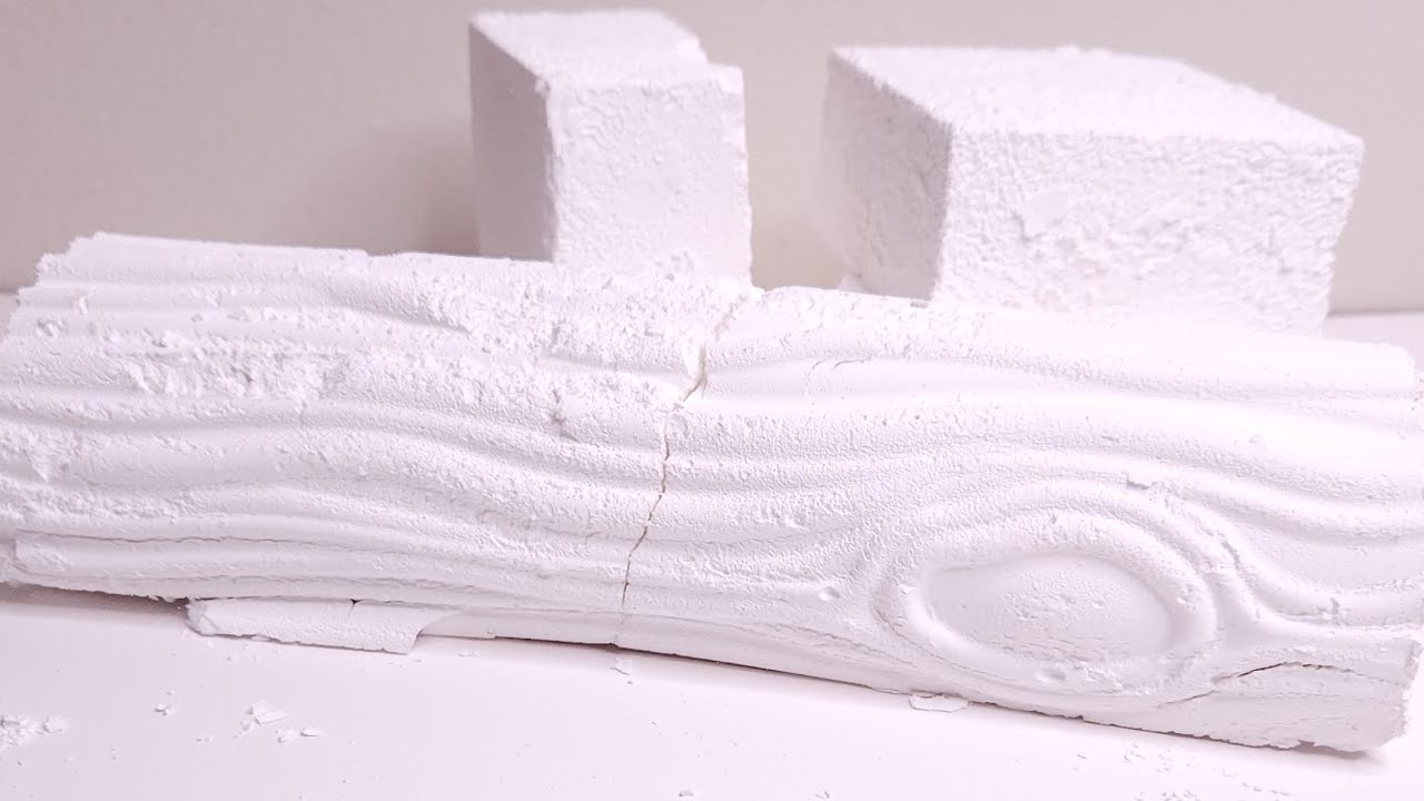 Snow White Log & Blocks | ASMR | Sounds | Crunchy - YouTube