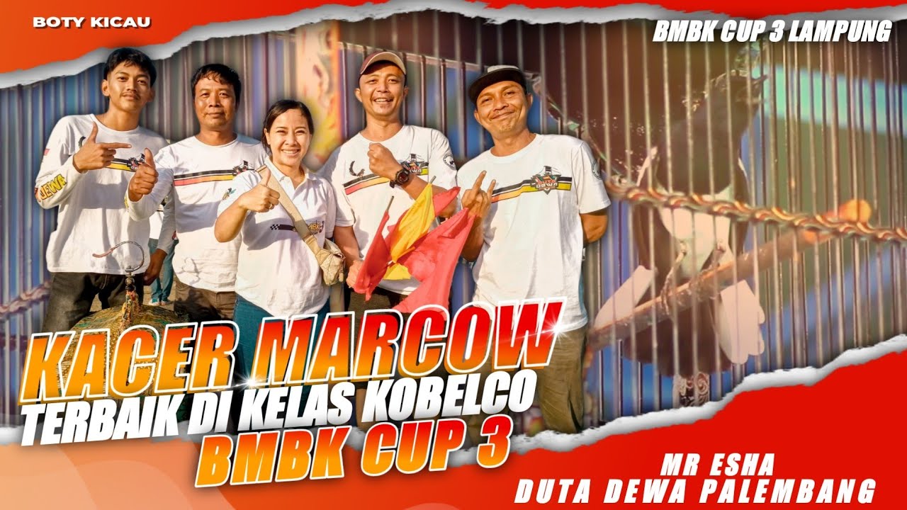 BMBK CUP 3 : KACER MARCOW TERBAIK DI KELAS KOBELCO BMBK CUP 3 - YouTube