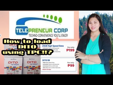 PAANO LOADAN ANG DITO NUMBER GAMIT ANG TPC OR GCASH? - YouTube