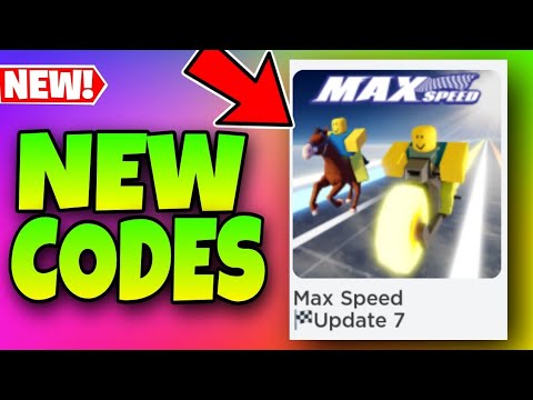 *NEW* ALL WORKING CODES MAX SPEED 2022 || MAX SPEED CODES 2022! NEW ...