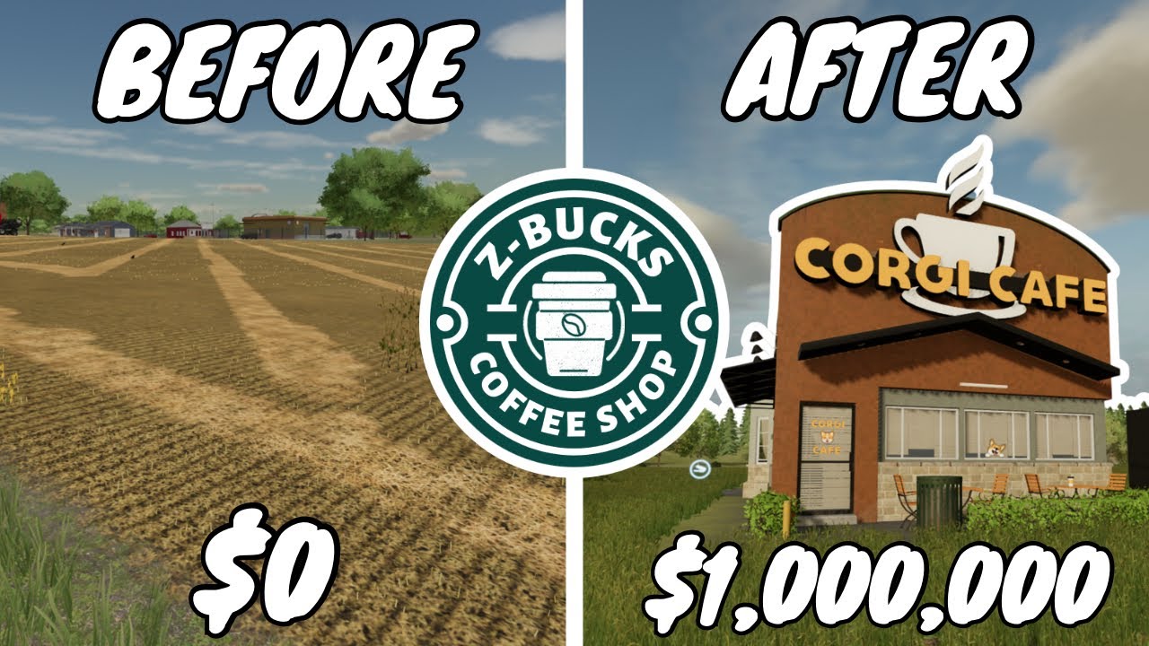 Starting a Coffee Shop from Zero Dollars in FS22 | Farming Simulator 22 ...