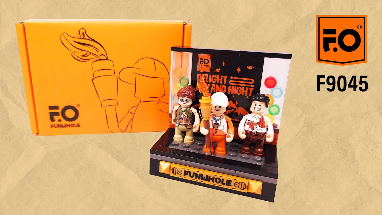 FUNWHOLE Mysterious Gift LED Minifigures GWP (F9045) Speed Build ...