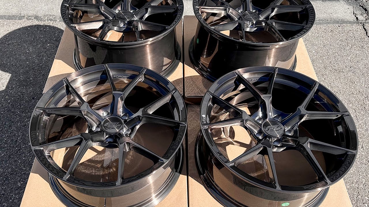 FORGEDLITE MC5 BRUSHED DARK SMOKE - WHEEL DESIGNERS - YouTube