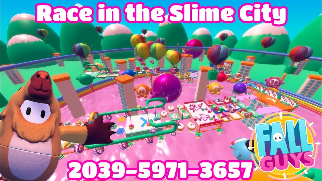 Fall Guys Maps: Race in the Slime City! 🏙️👑 (2039-5971-3657) - YouTube
