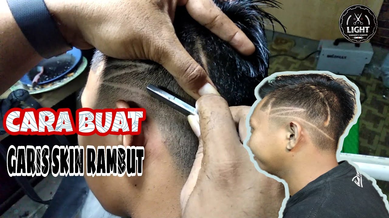 Cara Buat Garis Rambut Mudah Dan Simpel - YouTube